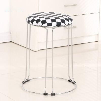 Simple Living room steel soft stool household stool chair bar small ...