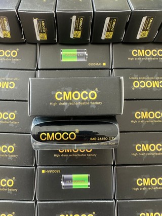 CMOCO 26650 Rechargeable Li-ion Battery 3.7V -4.2V 6800mah 70A for ...