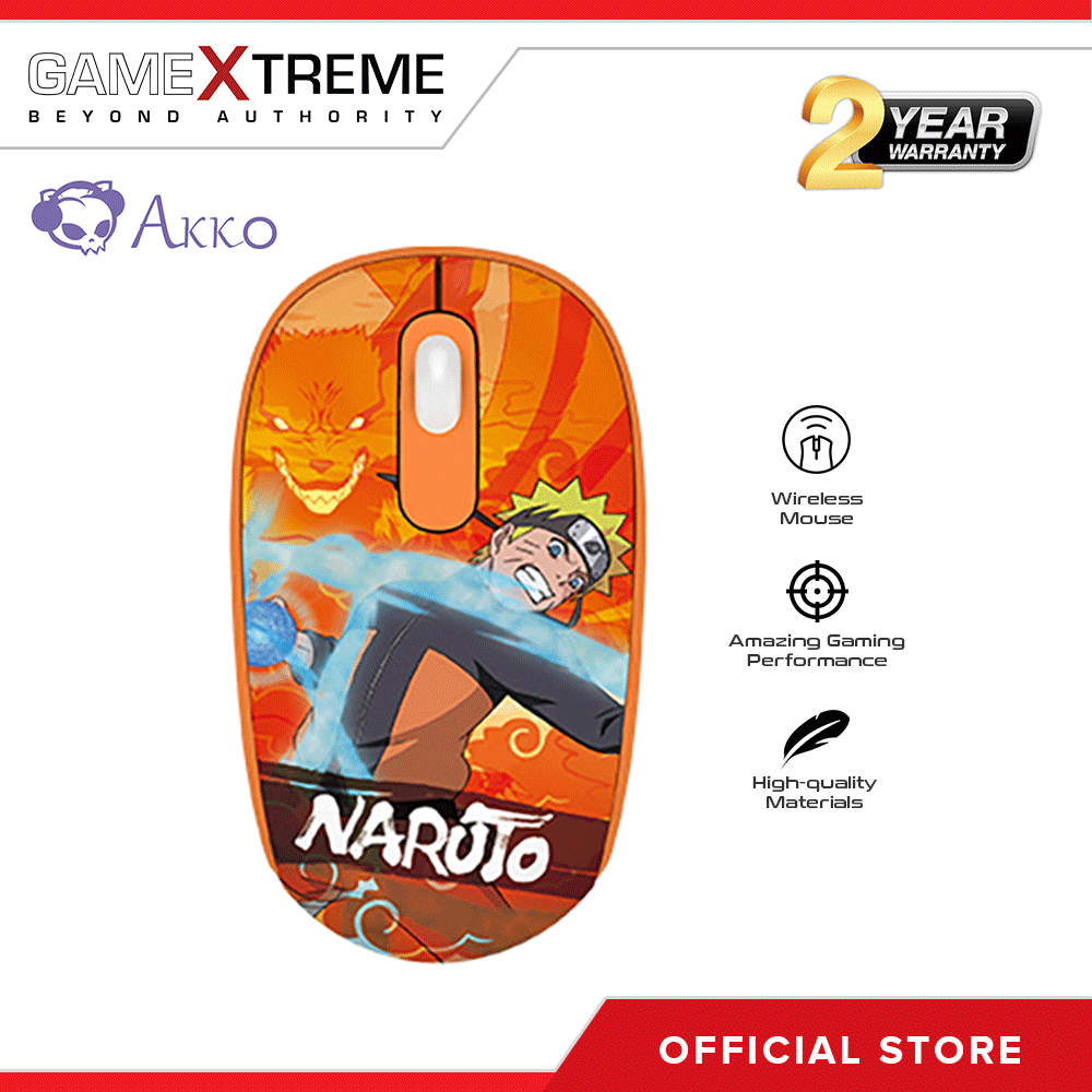 Akko x Naruto Shippuden Smart 1 Wireless Mouse - Naruto | Shopee ...