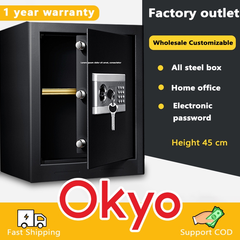 Safe Home Office Electronic Code Small Safe Solid Steel Home Fire Safe ...