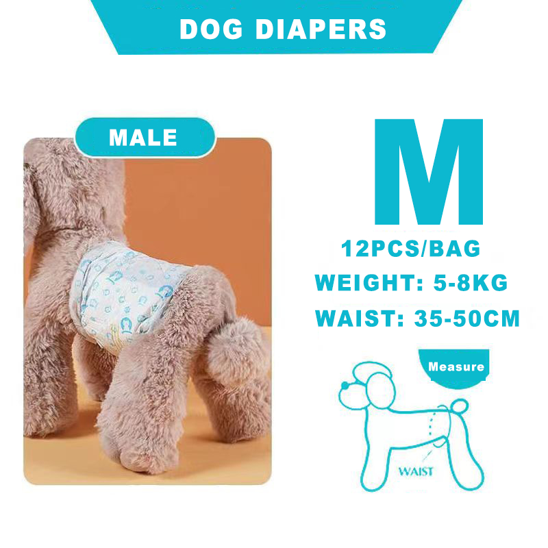 Pet Diapers for Dogs & Cats For Female -XXS,XS,S,M,L,XL;Male-S,M,L,XL ...