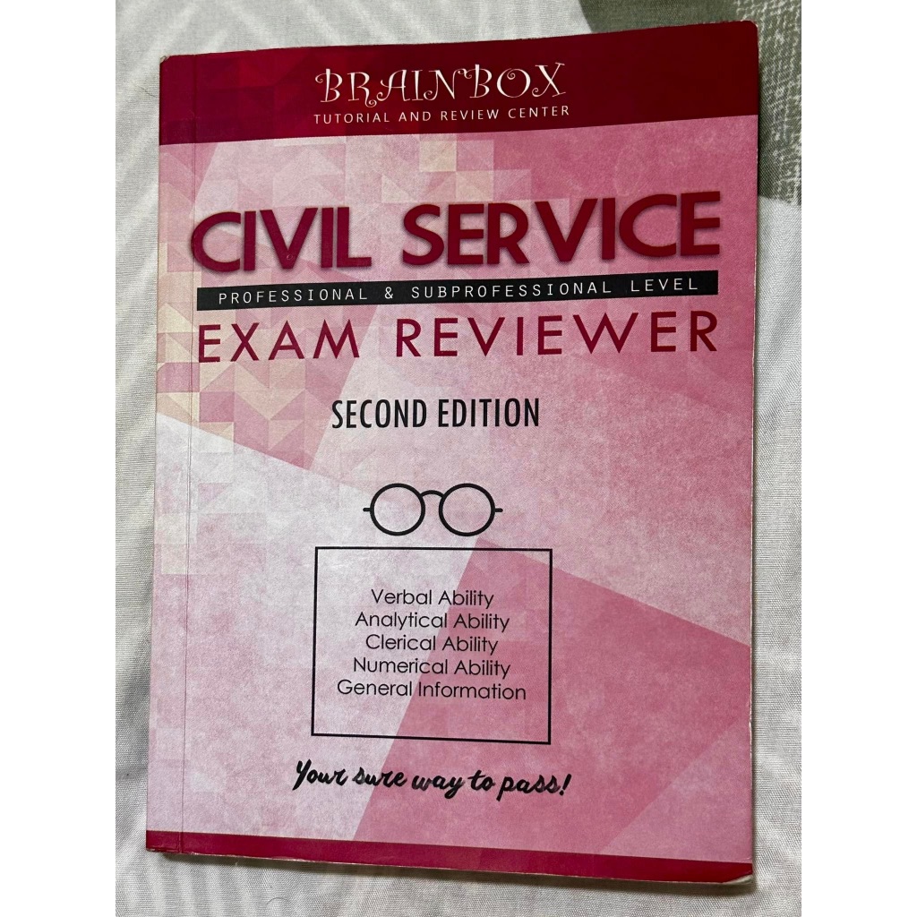 Brainbox Civil Service Exam Reviewer 2nd Edition for Professional and ...