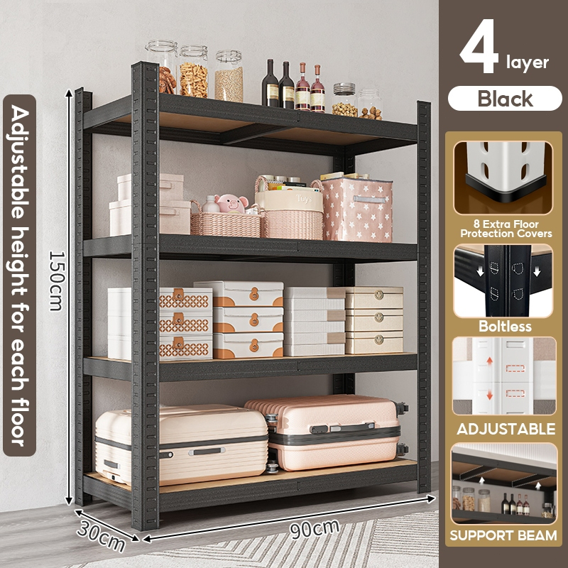 Boltless Rack Metal Rack organizer Steel Rack Shelvs Adjustable ...