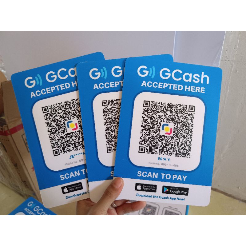 Gcash QR | banks QR Standee | Shopee Philippines