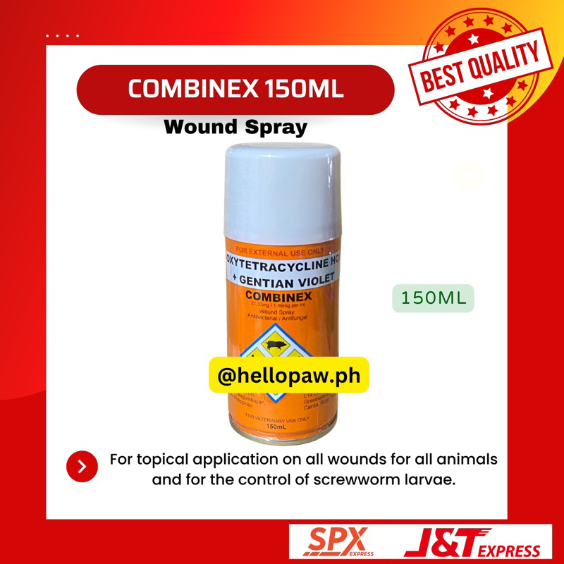 Combinex Wound Spray 150ml | Shopee Philippines