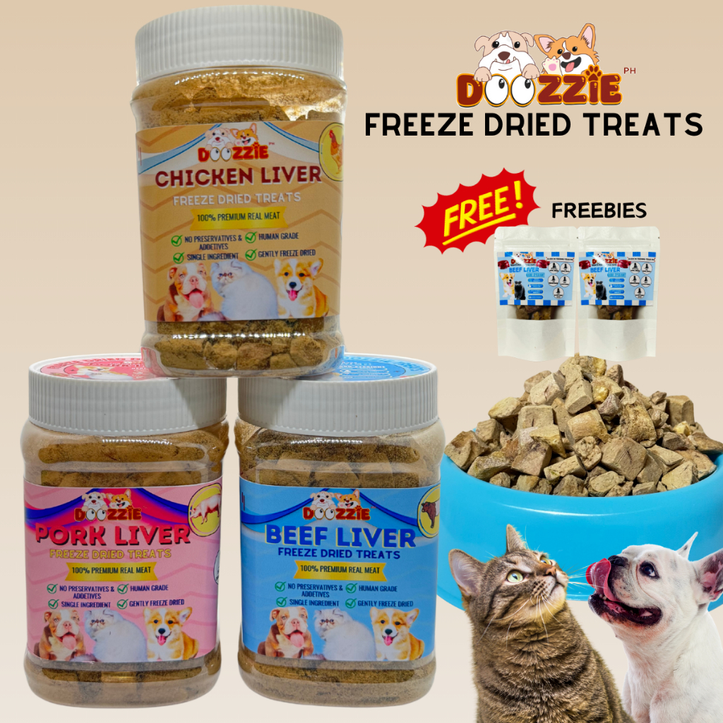 Doozzie Freeze Dried Treats for Dogs and Cats 80g | Shopee Philippines