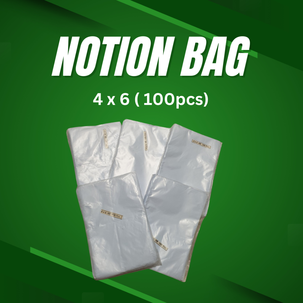 Notion Bag White ( 100pcs ) | Shopee Philippines