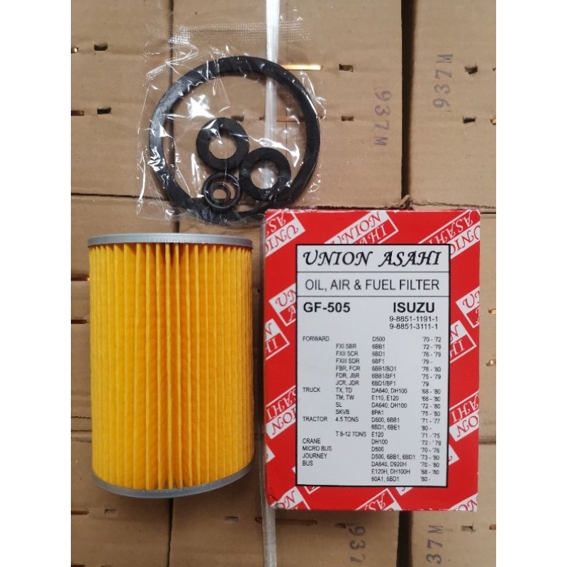 Fuel Filter D500 6BB1 GF505 Union Asahi | Shopee Philippines