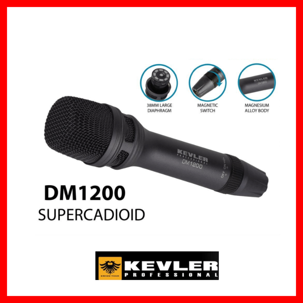 New Original Kevler DM - 1200 Premium Crafted Dynamic Supercardioid ...