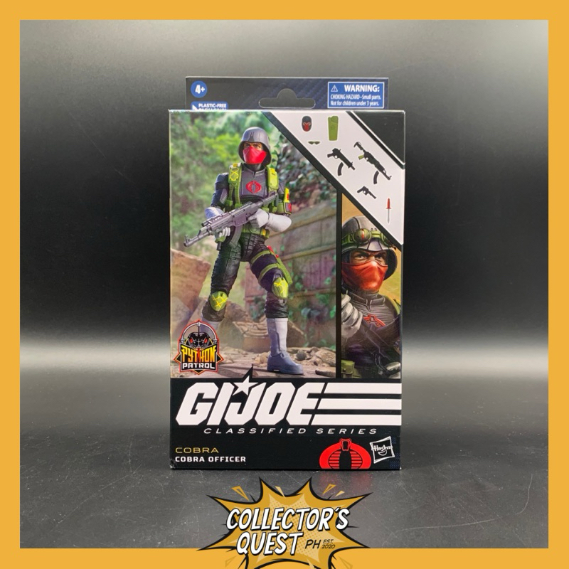 Gi Joe Classified Series Python Patrol Cobra Officer Figure | Shopee ...