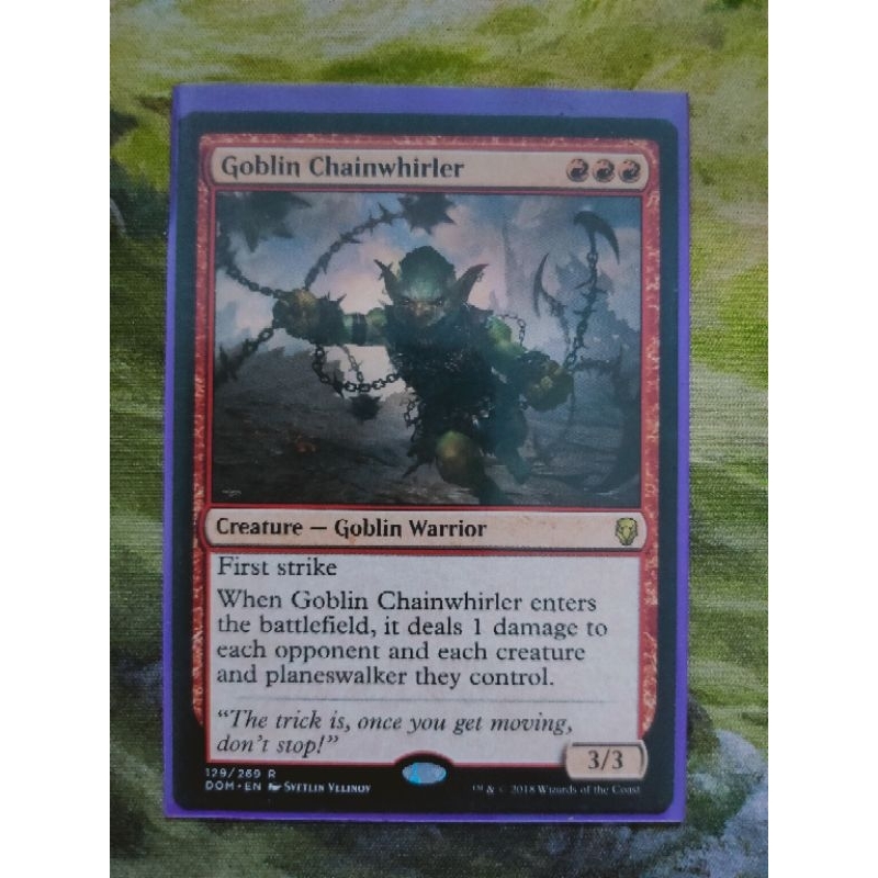 MTG - Goblin Chainwhirler - DOM | Shopee Philippines