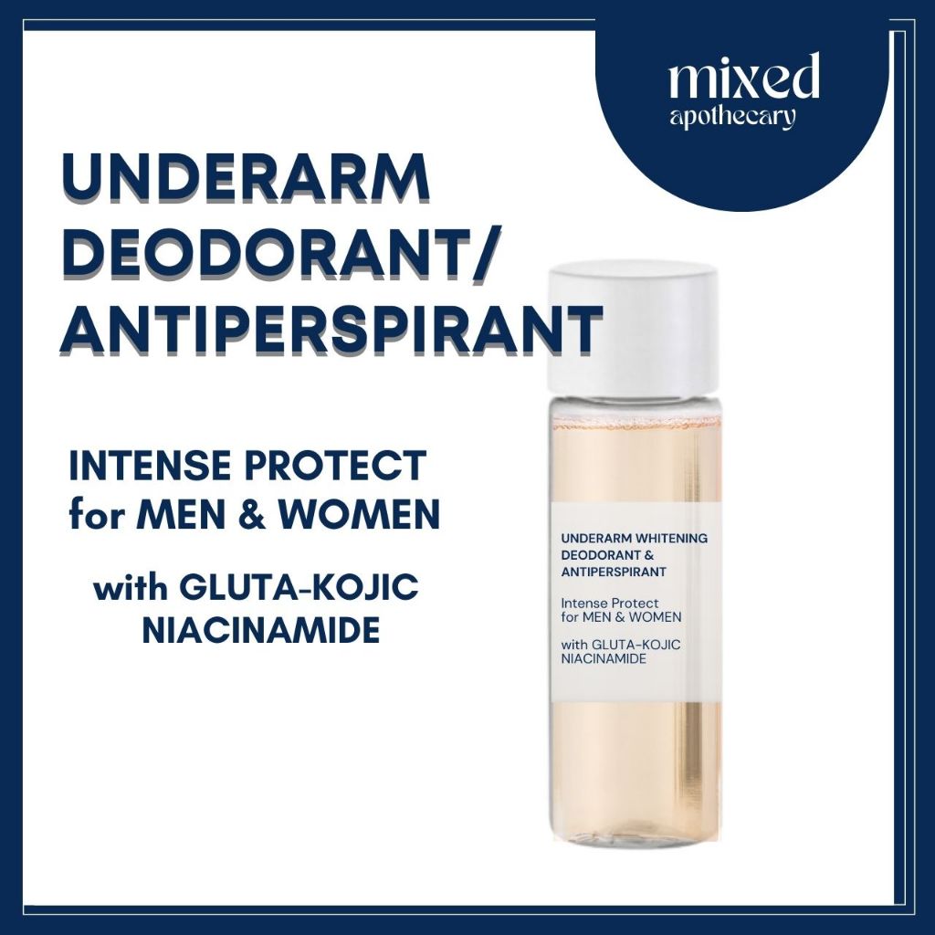 Underarm Deodorant Antiperspirant with with GLUTATHIONE, KOJIC ACID ...