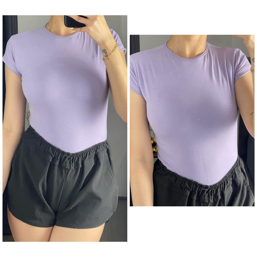 BASIC FULL LENGTH BODY HUGGING TOP (DOUBLE LINING) | Shopee Philippines