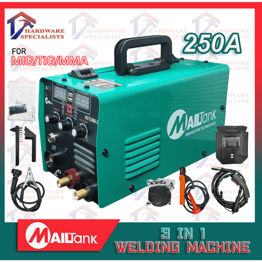 Mailtank 3 in 1 Welding Machine MIG/TIG/MMA-250 Original Authentic ...