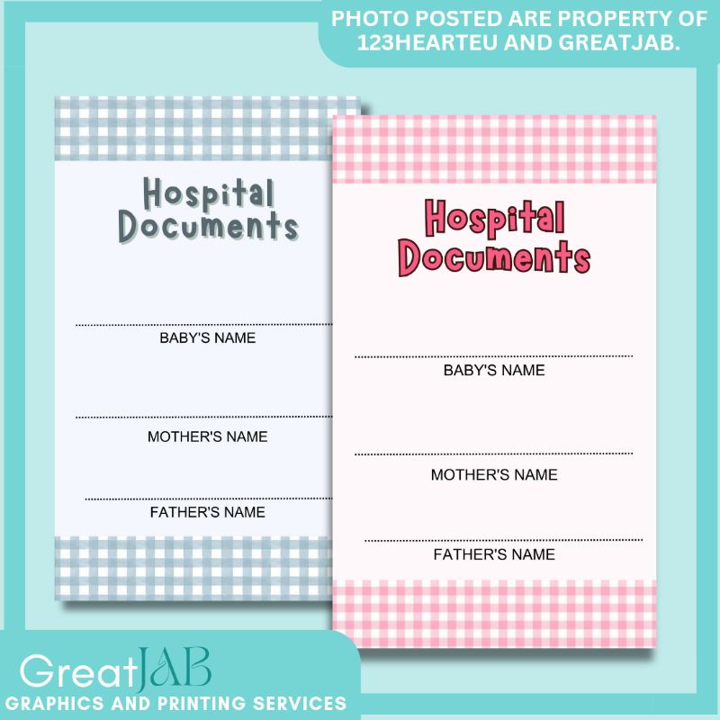 [Liam & Lily ]|Hospital bag Checklist sticker label | Documents ...