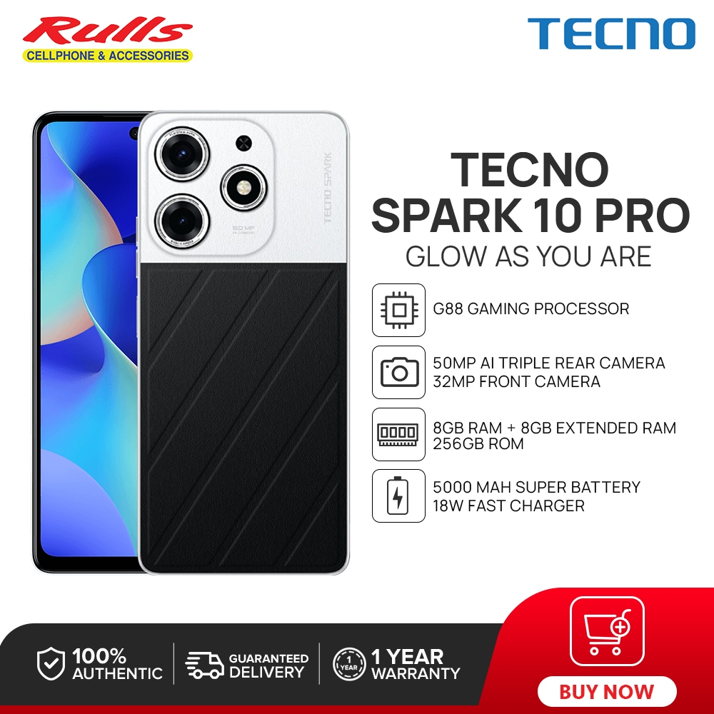 Tecno Spark 10 Pro Smartphone | 8GB RAM + 256GB ROM | Helio G88 ...