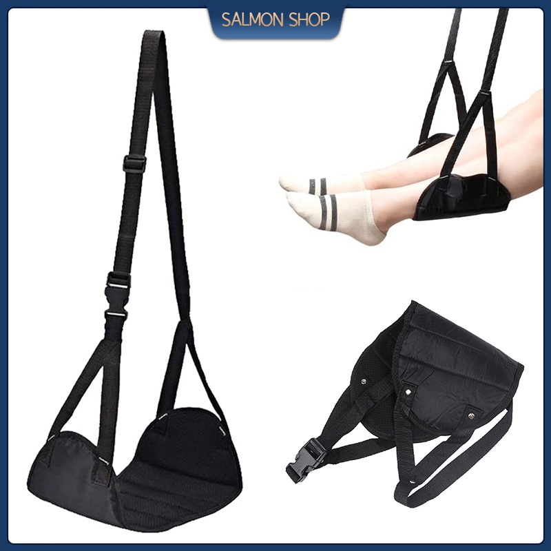 Airplane Footrest Adjustable Foot Rest Feet Hammock Portable Travel ...