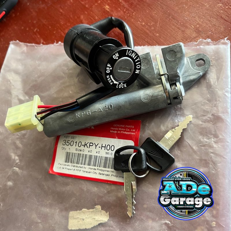 Xrm 125 Fi / Rs 125 Fi Ignition Switch / Key Set (Honda Genuine ...