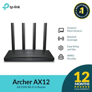 Tp-Link Archer AX12 AX1500 Dual-Band Wi-Fi 6 Router | Shopee Philippines