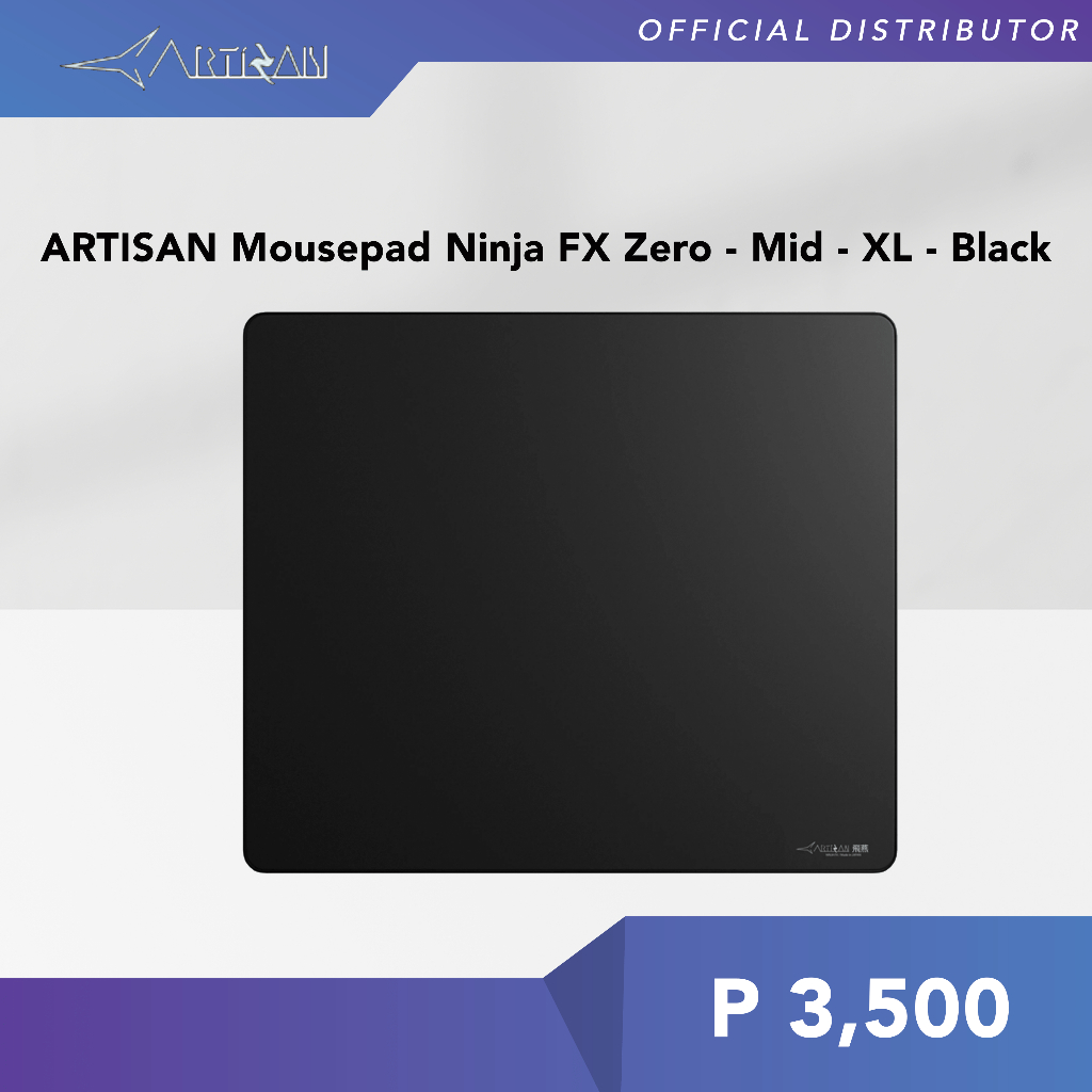 ARTISAN Mousepad Ninja FX Zero - XSOFT - XL - Black - Daidai | Shopee ...