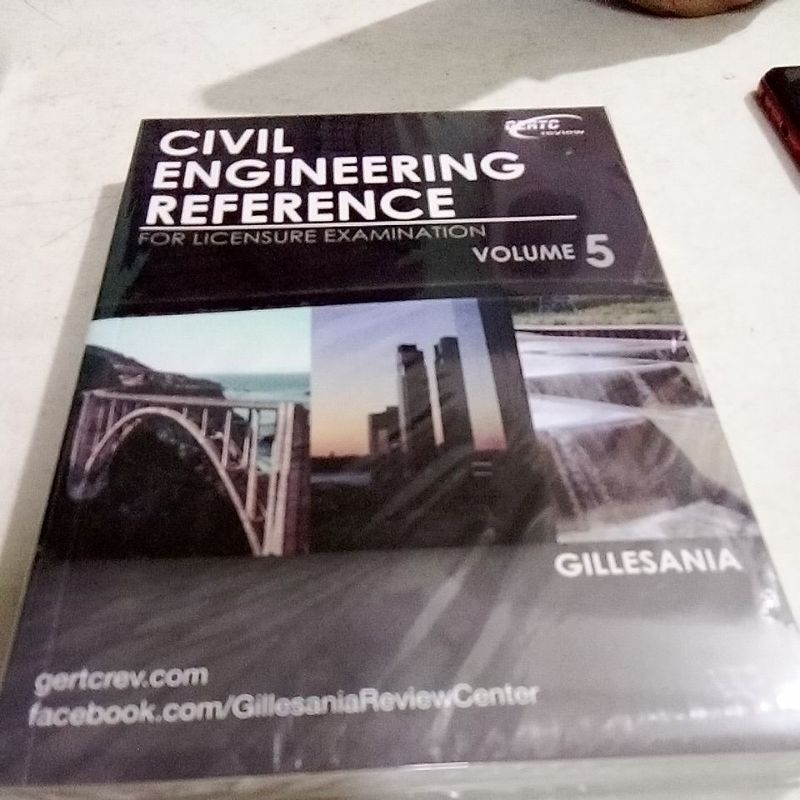 civil engineering for reference licensure vol.5 (Gillesania) | Shopee ...