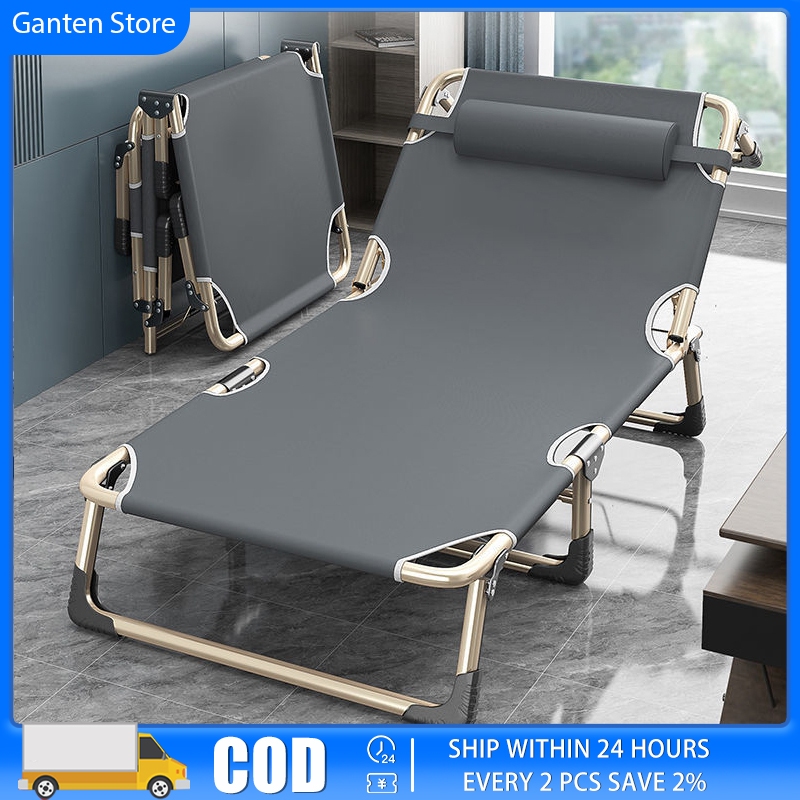 Adjustable Folding Bed Single Bed Home Outdoor Office Nap Bed No ...