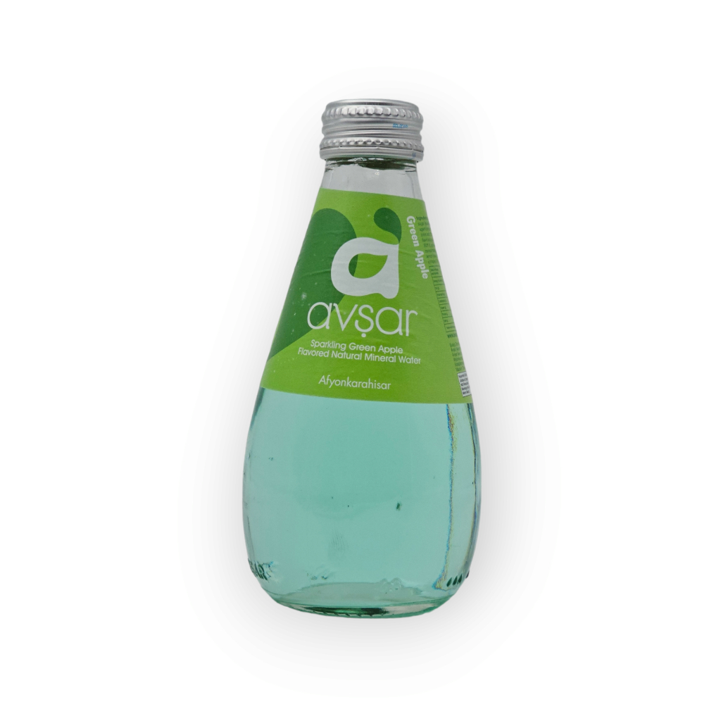 (Turkey) Avsar Sparkling Green Apple Flavored Natural Mineral Water ...