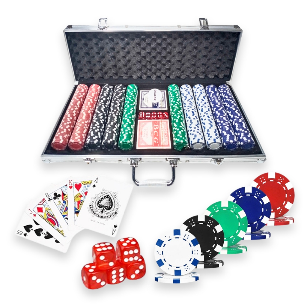Monstermarketing Poker Game Poker Chips Set 500pcs with Free Metal Box ...