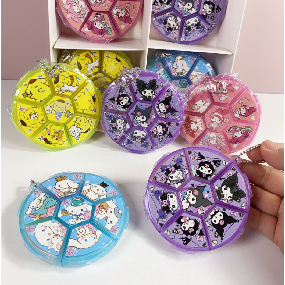 Sanrio 6Pcs/box Eraser Cute Erasers Cleaning Student Stationery School ...