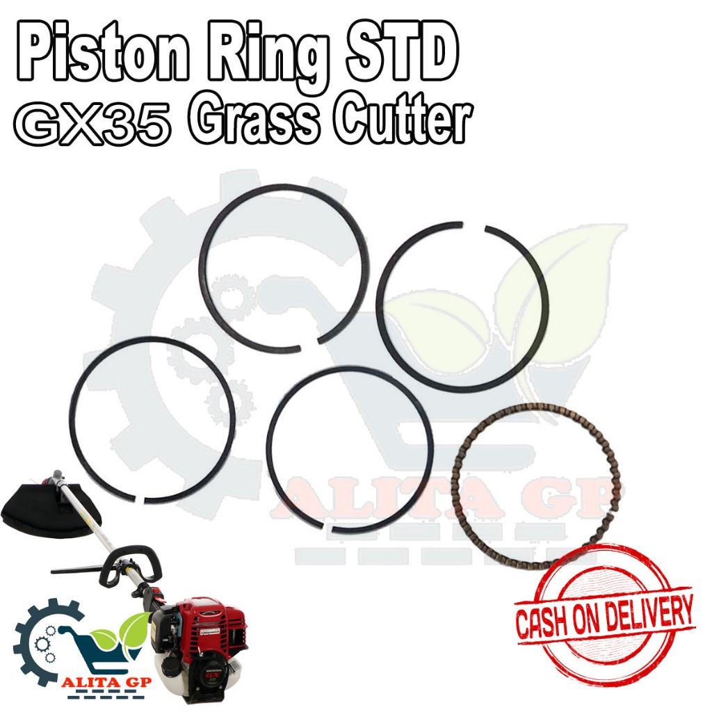 Piston Ring STD GX35 4 Stroke Gasoline Engine Grass Cutter Brush Cutter ...