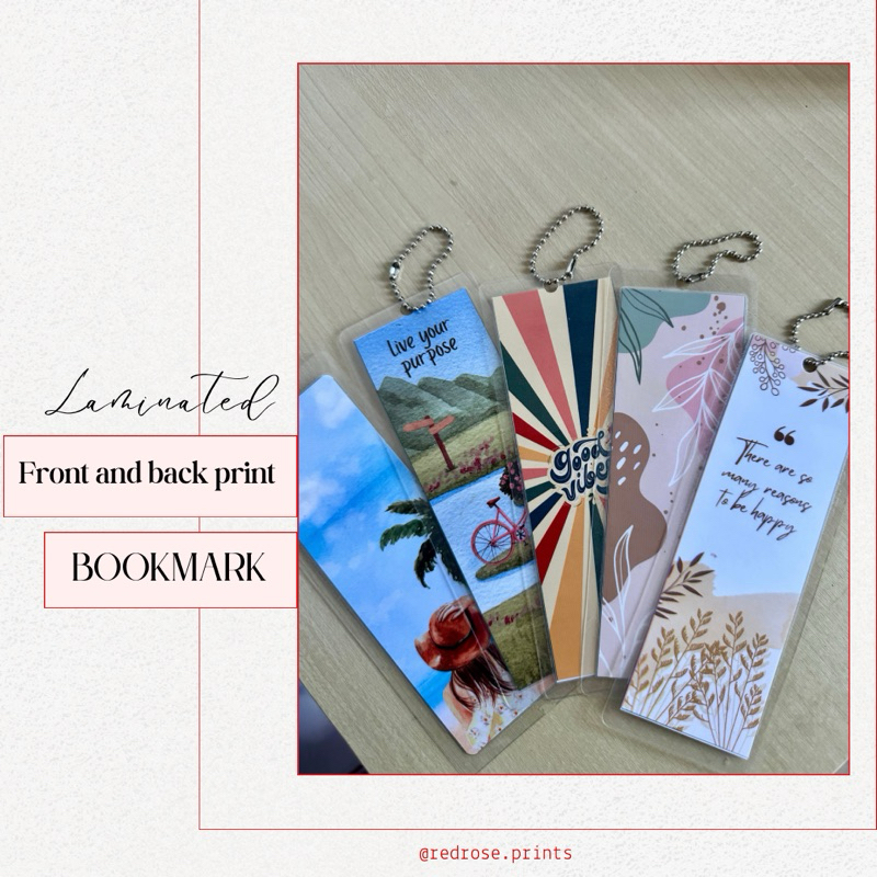 LAMINATED BOOKMARK - FRONT AND BACK PRINT Retail and Bundle available ...