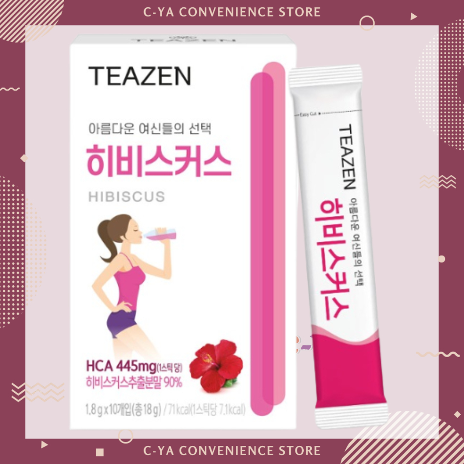TEAZEN Hibiscus Extract Powder 1.8gx10s | Shopee Philippines