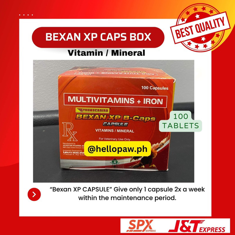 Bexan XP 100 Capsules (ACTUAL PHOTO) | Shopee Philippines