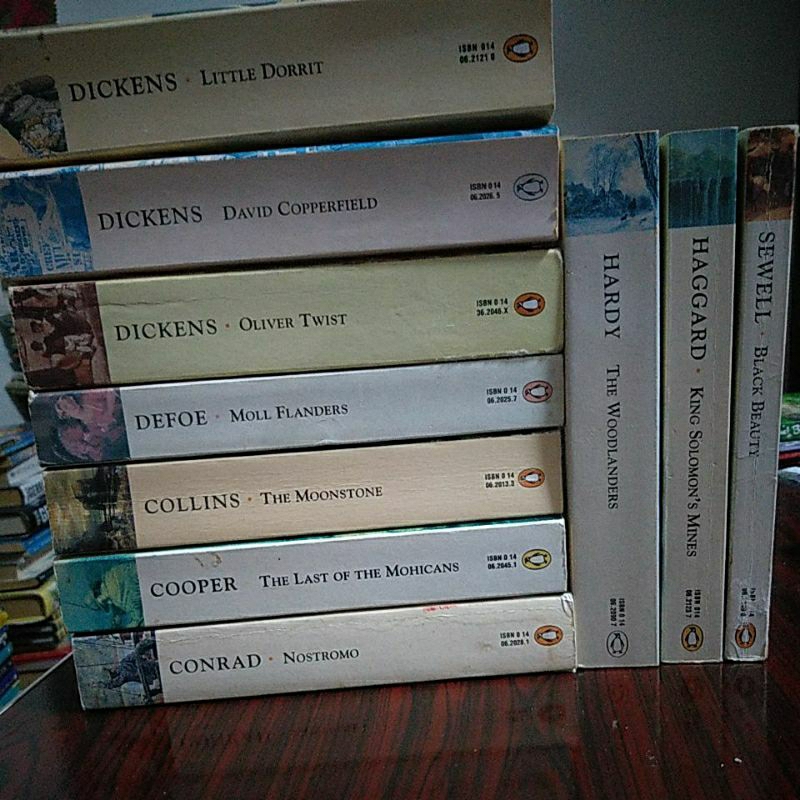 Penguin popular classics (Dickens, Collins, Hardy) mmpb per piece ...