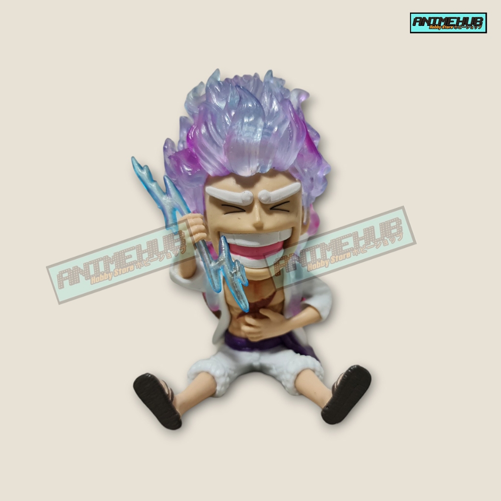 GK Knock Off One Piece Luffy Gear 5 Chibi Sitting | Shopee Philippines