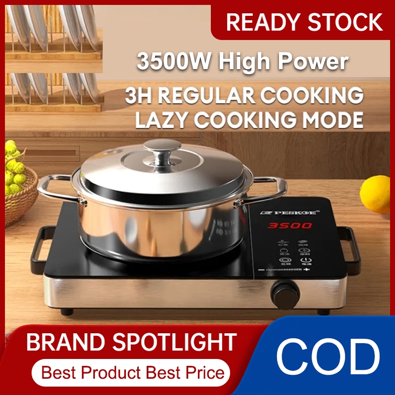 3500W High Power Electric Ceramic Stove Electric Cooker Single Burner ...