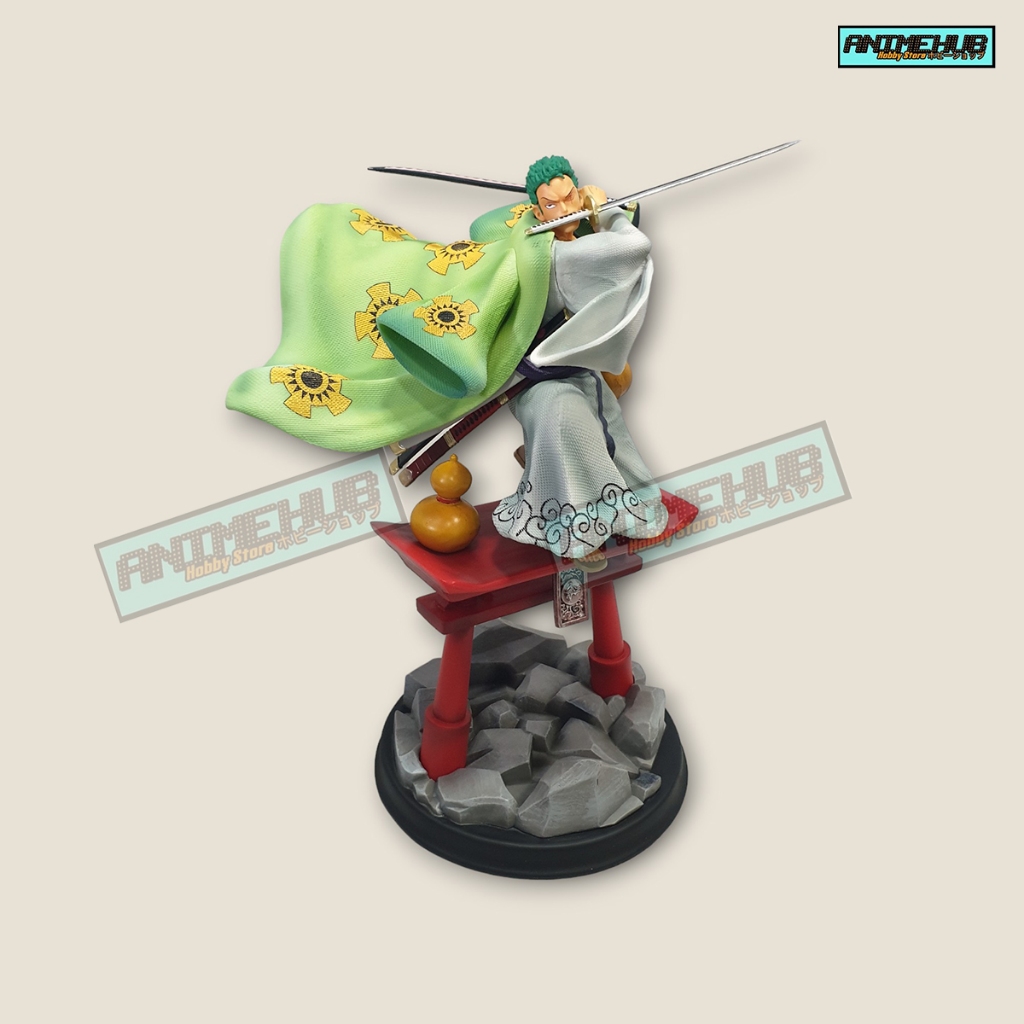 GK Knock Off One Piece Zoro Wano Roof PVC Statue | Shopee Philippines