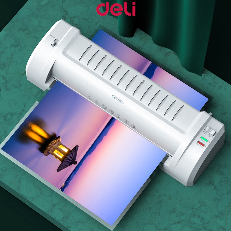 Deli Laminator Machine A3 Size Hot Laminating Machine Document Photo