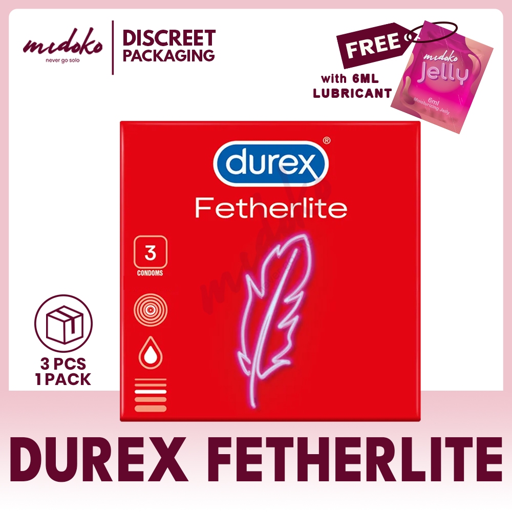 Durex Fetherlite Thinner Ultra Thin Latex Condoms 3s | Shopee Philippines