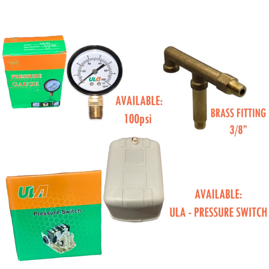 Pressure Switch, Fitting Brass Connector, Presure Gauge | Shopee ...