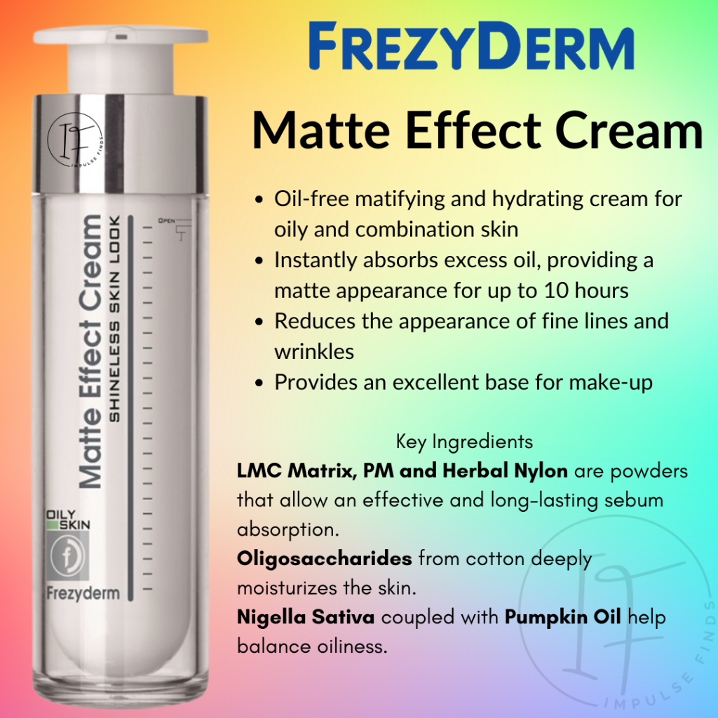 Frezyderm Matte Effect Cream Shineless Skin Look 50ml | Shopee Philippines