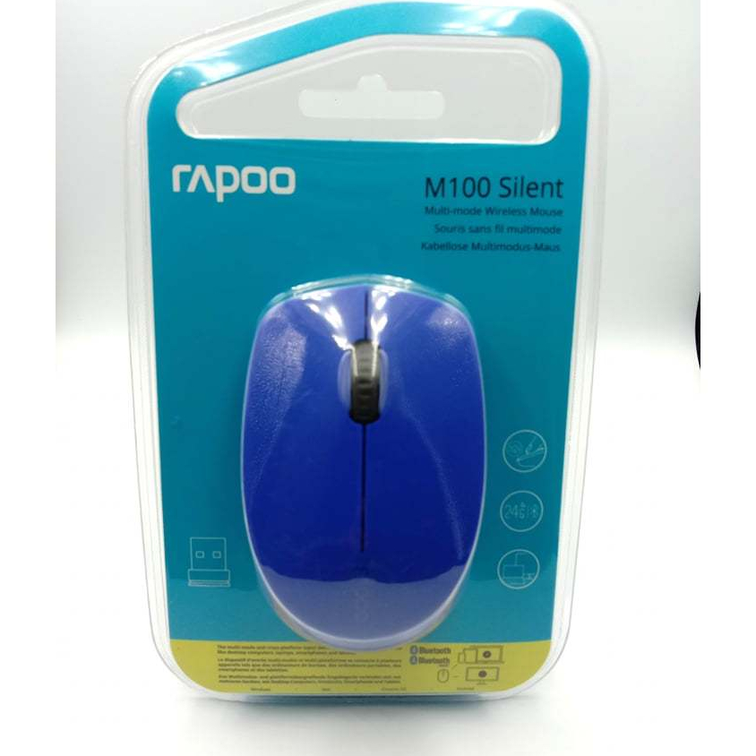 Rapoo Wireless/Wired Mouse M100 Multi-Mode Wireless Mouse | N1500 Optical Wired Mouse | Shopee ...
