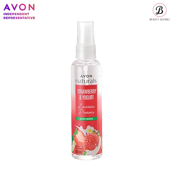 Avon Naturals Strawberry and Yogurt Luscious Dreams Body Spritz 100 mL ...