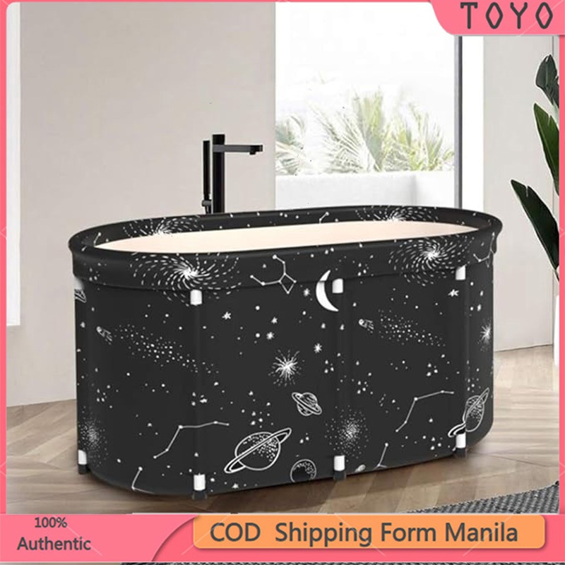 Portable Bathtub Foldable Soaking Freestanding Collapsible Ice Bath Hot ...