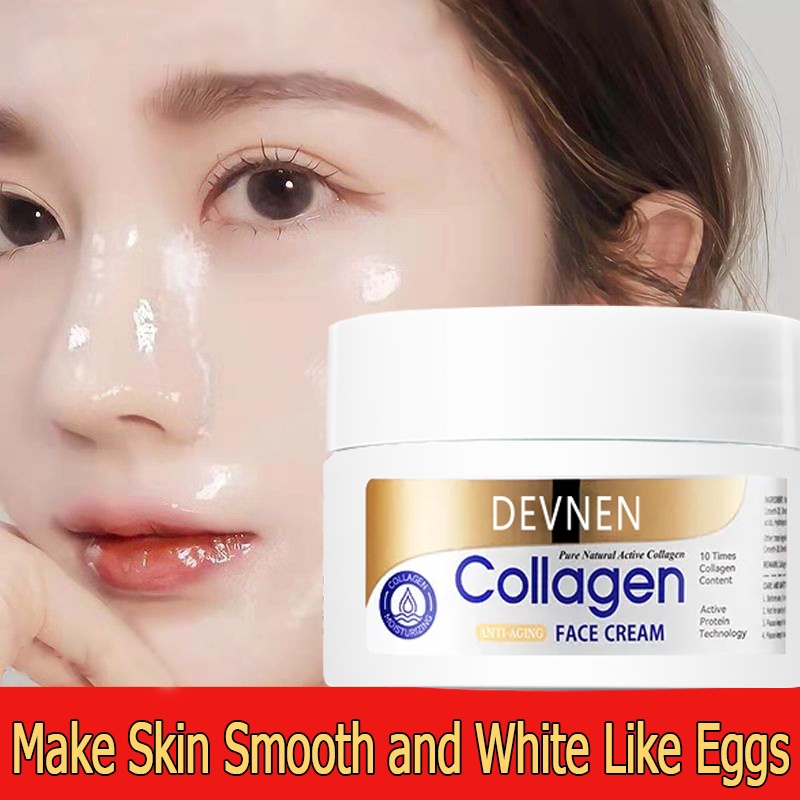 DEVNEN Collagen Cream Anti Aging Anti Wrinkle Whitening Moisturizing ...