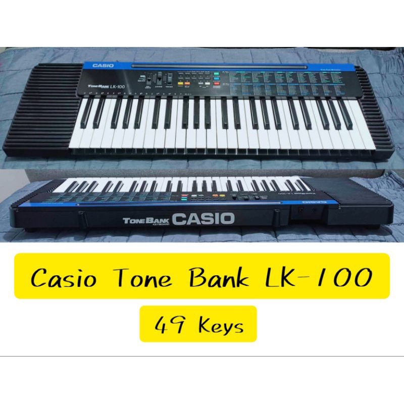 Casio Tone Bank LK-100 (49 Keys) Japan Surplus Keyboard Piano | Shopee Philippines