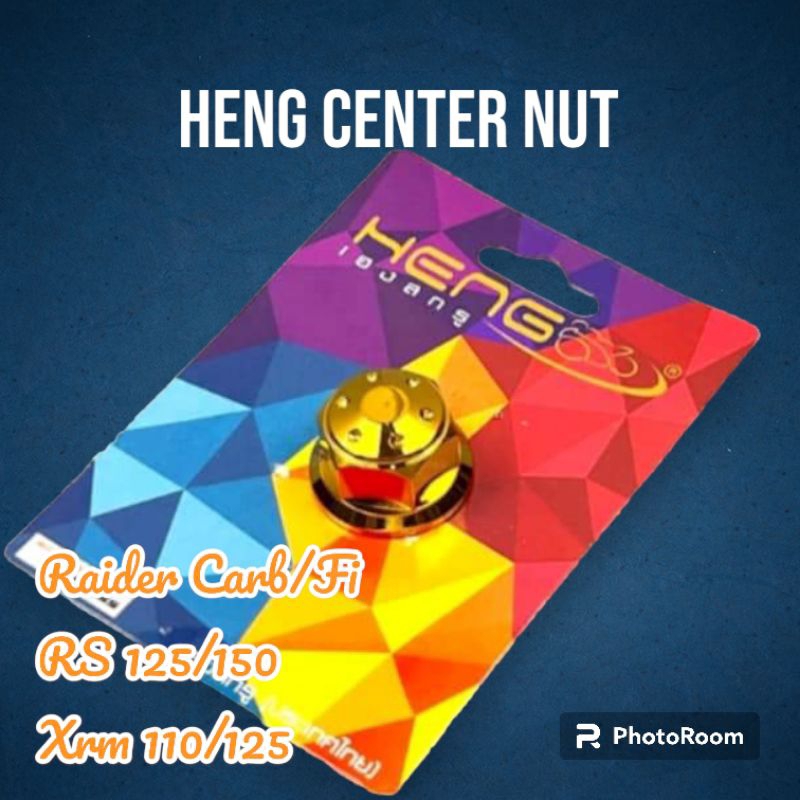 Heng Center Nut for Suzuki Raider & Honda XRM/RS | Shopee Philippines