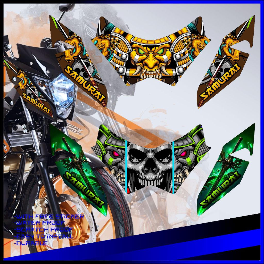 Raider 150 R150 Cowling Sticker Samurai Edition High Quality ( BATCH 2 ...