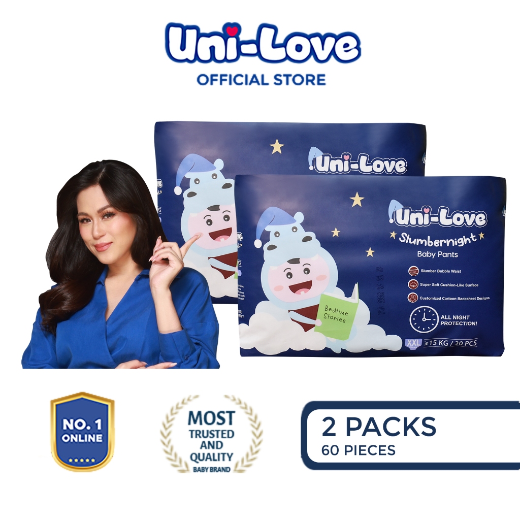 Uni-Love Slumbernight Baby Pants (XX-Large) 30's Pack of 2 | Shopee ...