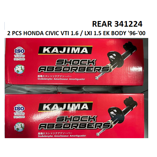 HONDA CIVIC VTI 1.6/LXI 1.5 EK Body 1996-2000 REAR Shock Absorber 2PCS ...